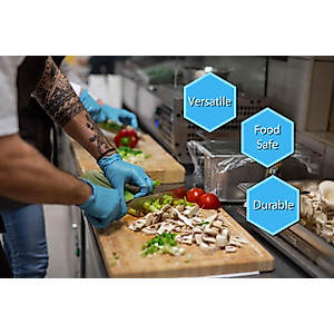 STRONG 'n FLEX Box of Medium Vinyl-Nitrile Exam Gloves, 100 ambidextrous gloves