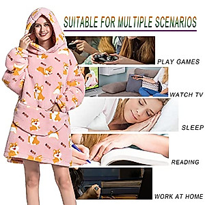 Gyryp Blanket Hoodie,Oversized Hoodie,Wearable Blanket,Blanket Sweatshirt,Sweater Blanket,Cozy Comfy Blanket Hoodie,Hooded Blanket