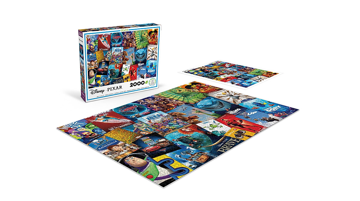 Ceaco Disney/Pixar 2000 Piece Puzzle - Bright Collectible Jigsaw