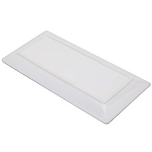 Foraineam 4 Pack Porcelain Serving Platters 10-1/4 x 5 inch Rectangular Serving Trays, Dessert, Appetizer, Salad Side Plates