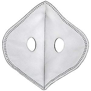 Klein Tools 60442 Face Mask, Reusable with Replaceable Filter, Washable Fabric Anti Pollution Shield Mask, Adjustable Nose Clip