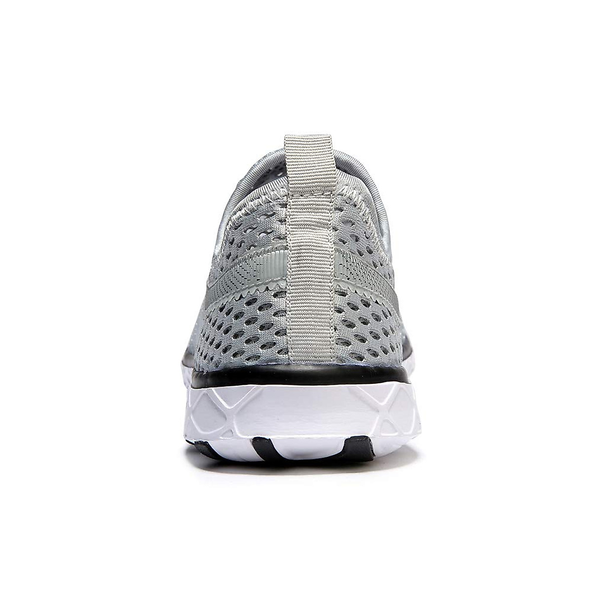 SUOKENI Women's Quick Drying Slip On Water Shoes for Beach or Water Sports Ultralight Walking Shoes LightGray,Size:US 11/EU 42