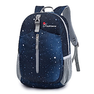 MOUNTAINTOP Kids Backpack for Boys Girls Preschool Kindergarten Children Backpacks, Dark Blue 12L