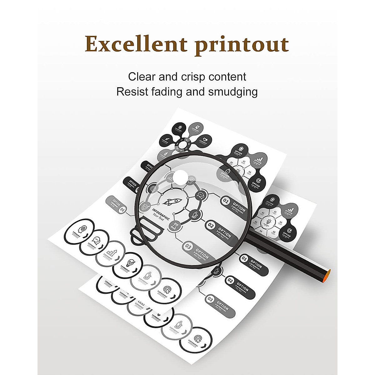 XZMHX TN660 TN630 TN-660 TN-630 Replacement Toner Cartridge Compatible for Brother MFC-L2700DW MFC-L2720DW MFC-L2740DW HL-L2300D HL-L2340DW HL-L2380DW DCP-L2540DW Printer (2 Pack)