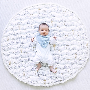 Crane Baby Activity Mat, Baby Play Mat for Boys and Girls, Woodland Animals, 40" x 40", Baby Must Haves, Infant Play Mat, Tummy Time Baby Floor Mat, Kids Play Mat, Tummy Time Mat, Tummy Time Toys