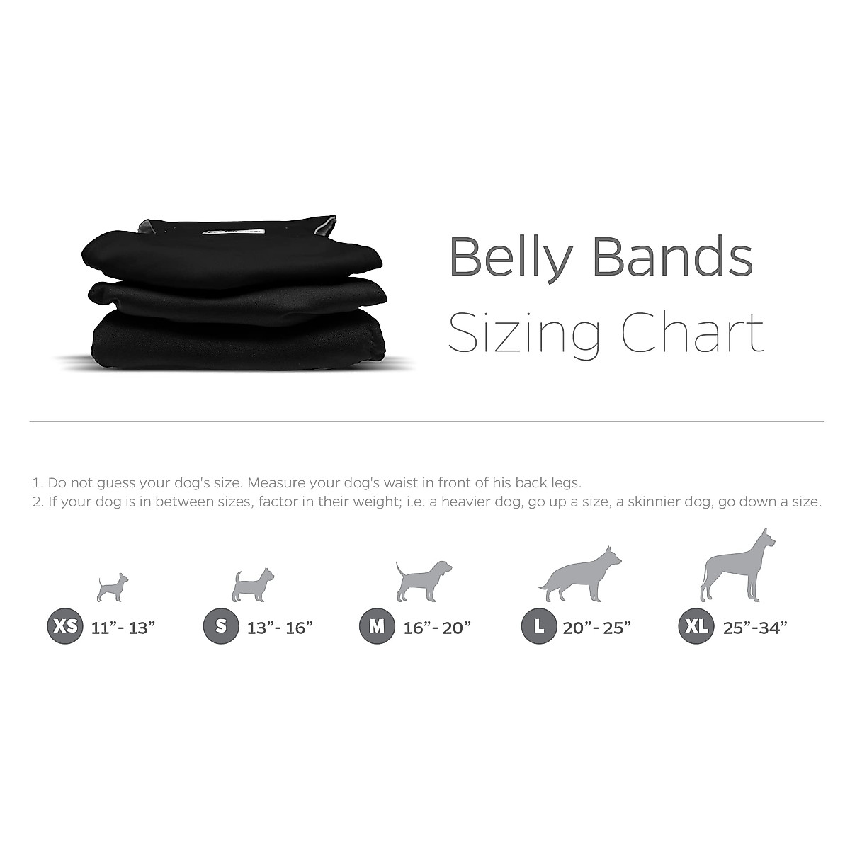Pet Parents Premium Washable Dog Belly Bands & Extendrs, (3pack) of Male Dog Diapers, Male Dog Wraps, High Absorbing Belly Band for Male Dogs, Color: Black, Size: Extra Large Dog Belly Band