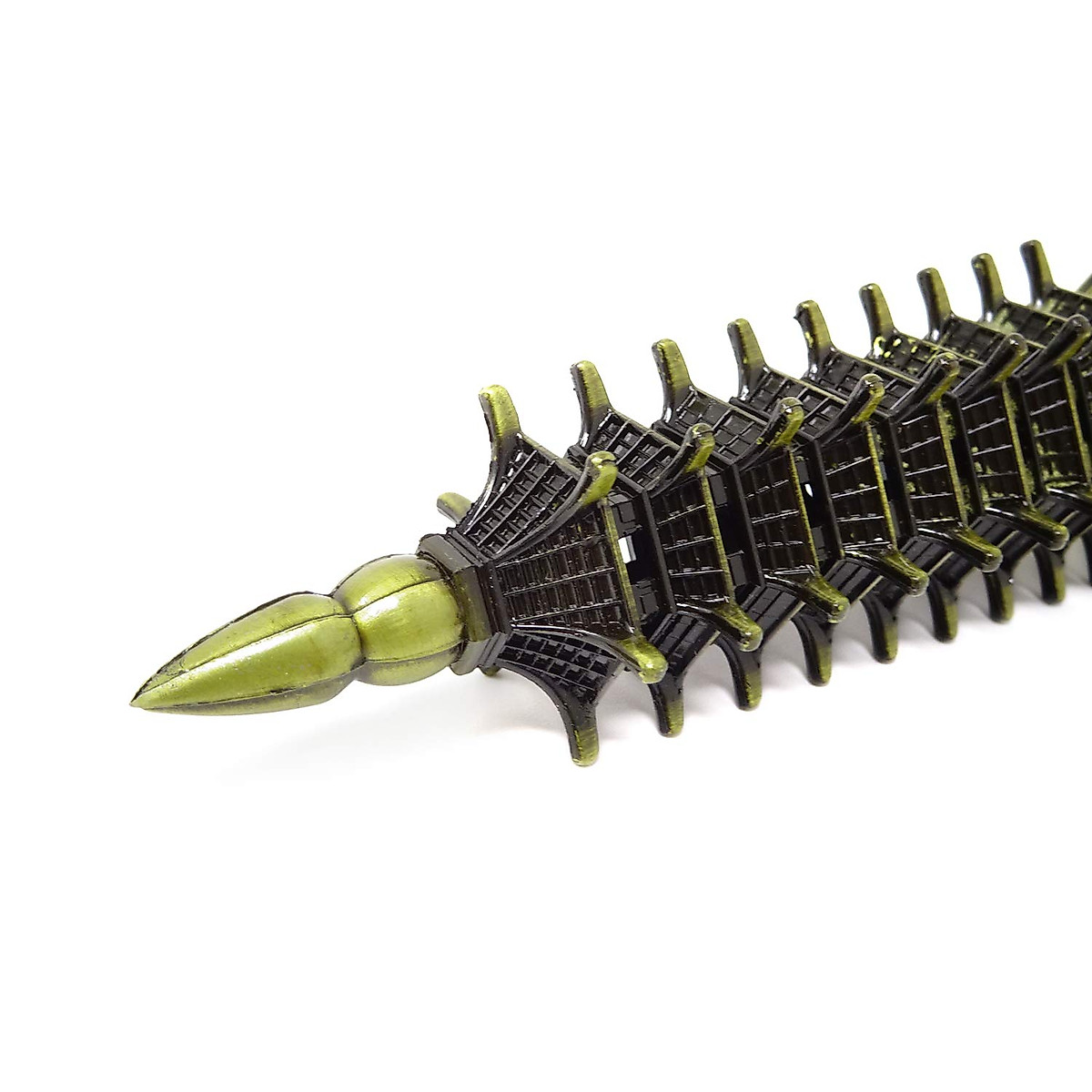 Honbay 1PCS Metal Alloy WenChang Tower Model Statue Feng Shui Decoration Buddhism Temple Decoration Garden Miniature for Office Home Desktop Ornaments (9 Level, 7.1")