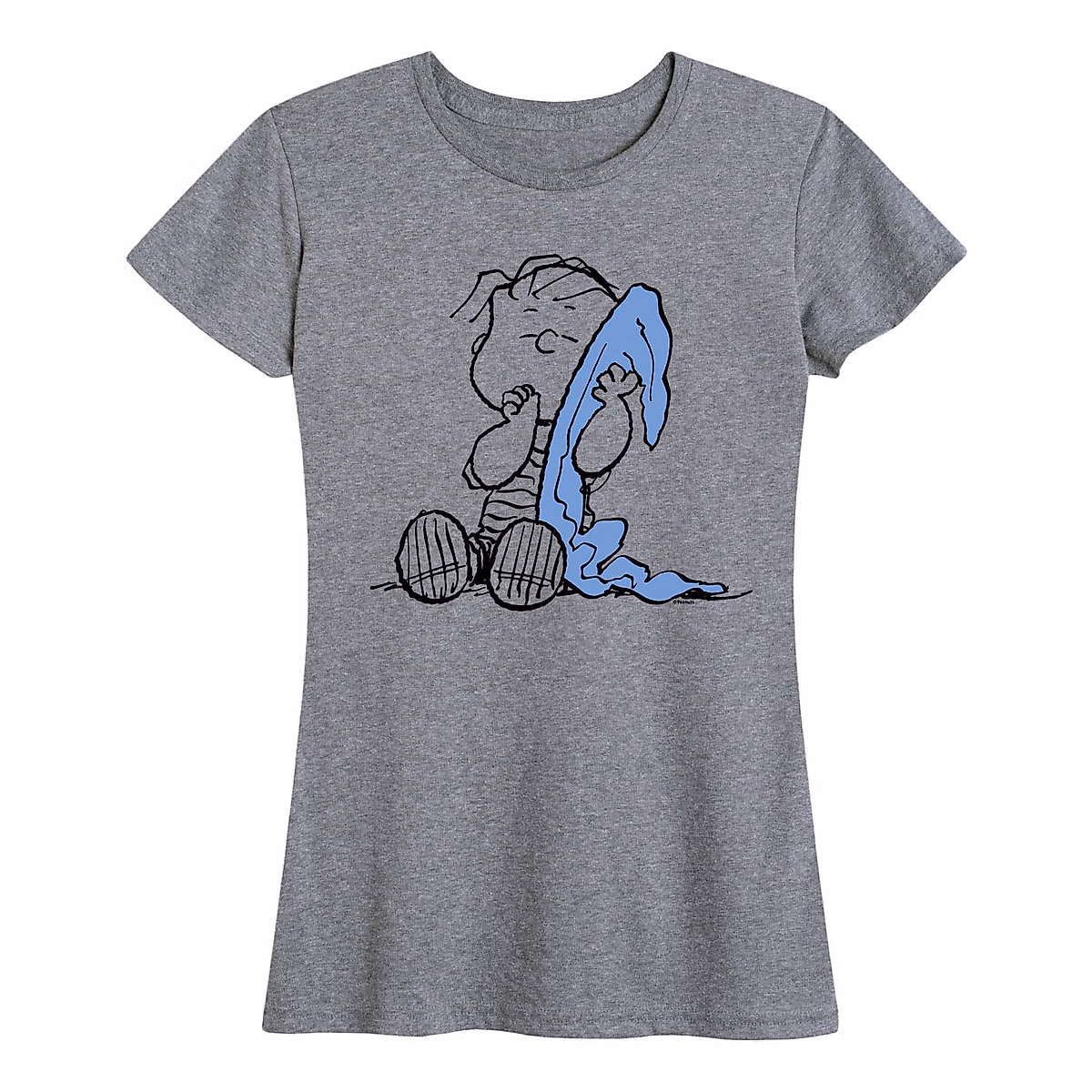 HYBRID APPAREL - Peanuts - Linus Blanket - Women's Short Sleeve Graphic T-Shirt - Size X-Large