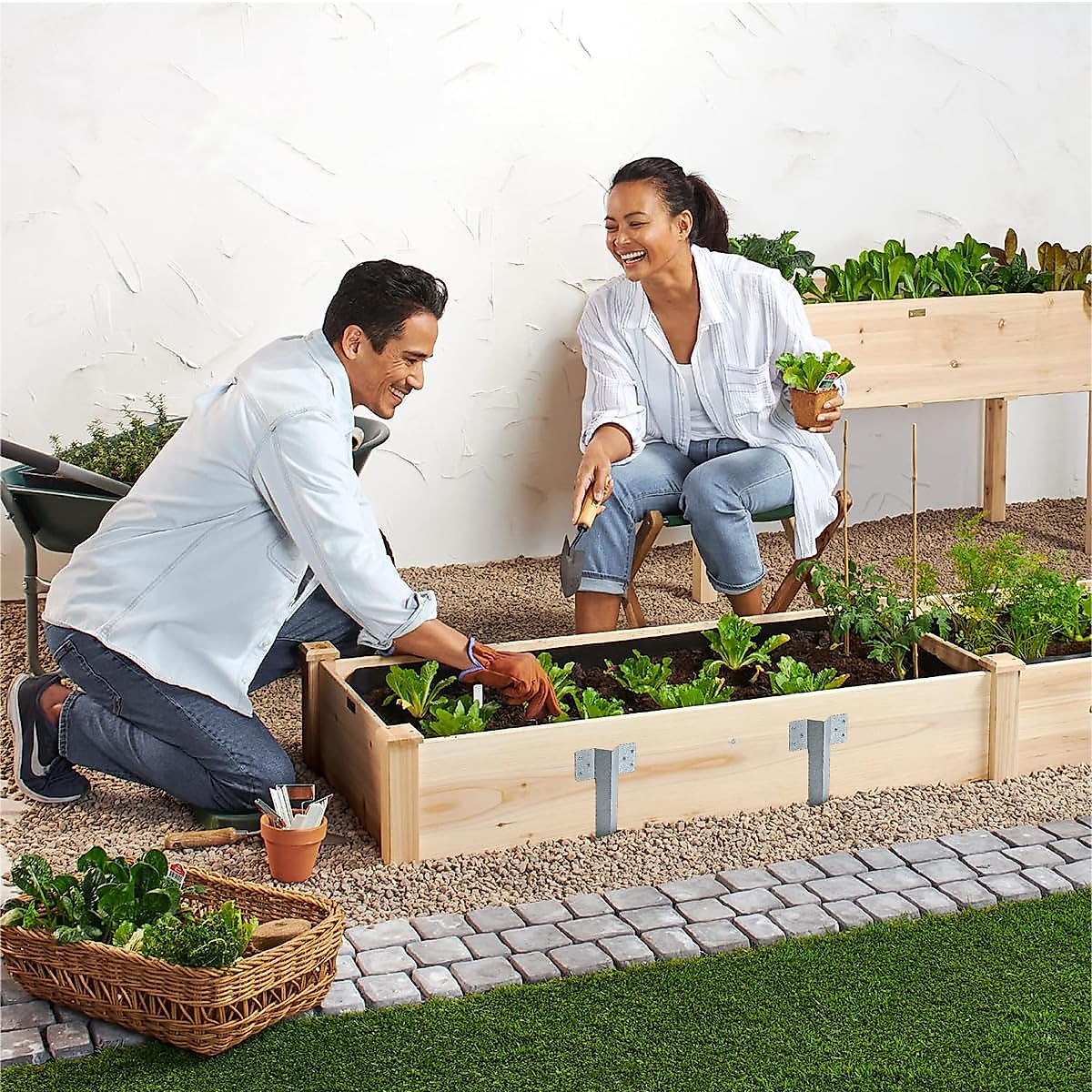 10pcs Sleeper Stakes,Metal Stakes Heavy Duty,Fence Post Repair Stakes Anchors Ground Spikes, Metal Stakes for Ground,Raised Garden Bed,Wooden Garden Edging Border,Driveway,Path Edging