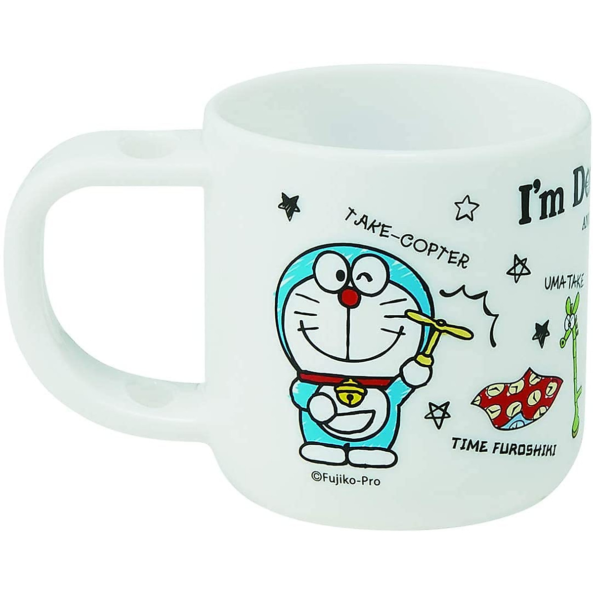Japan Skater Toothbrush Set Cup with Stand 3-5 Years Old I'm Doraemon Secret Tool Doraemon 180ml 14.5cm KTB5 Import