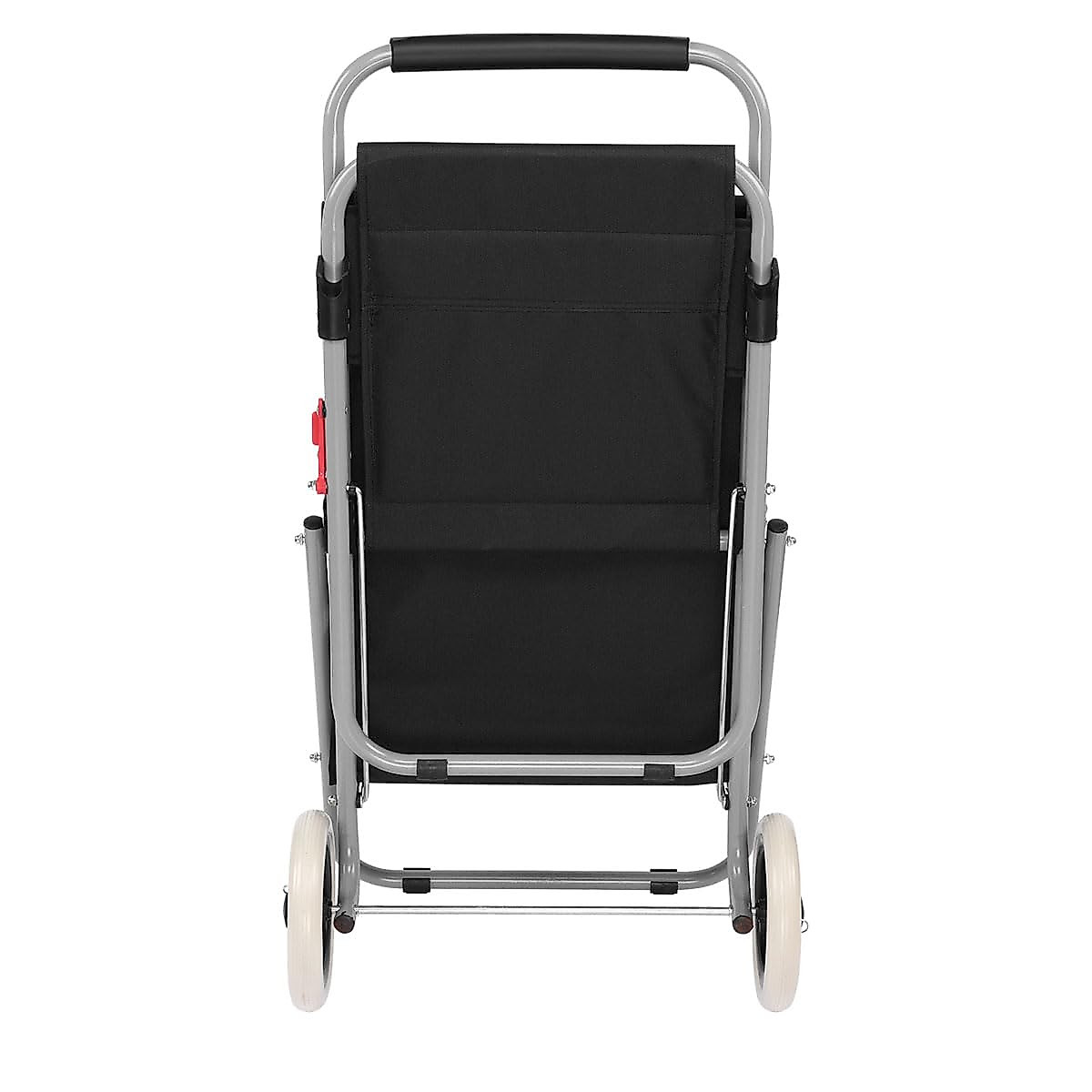 The ArtComber Folding Big Wheeled Portable Rolling Chair/Art Cart with Storage - Black