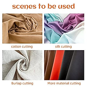 Fabric Cutter, 45mm Ergonomic Rotary Cutter - Leather Cutting Tool ，Rotary Fabric Cutter， Sewing Rotary Cutter, Fabric Cutter Wheel& Squeeze Trigger for Quilting, Sewing, Crafts