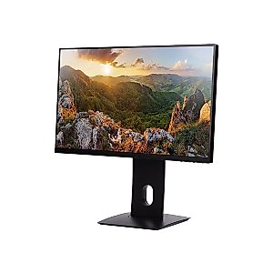 Monoprice CrystalPro Monitor - 32 Inch, 4K UHD, 60Hz, 65W USB-C, Height Adjustable Stand, VA, for Business and Gaming