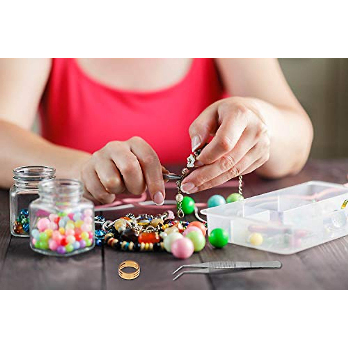 Chains for Jewelry Making, Anezus 50 Feet Stainless Steel Jewelry Chain Bracelet Chains 2.0mm Silver Thin Chain with Jump Rings Lobster Clasps for Making Jewelry DIY Necklace Making