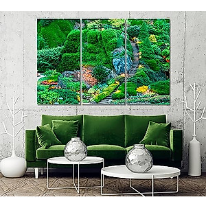 Butchart Gardens Canada Canvas Print 5 Panels / 36x24 inches