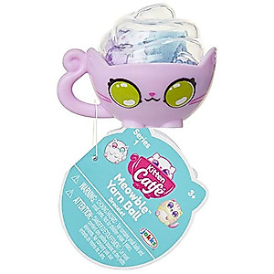 Kitten Catfé Meowble Yarn Ball Bracelet 4 Pack, Cat Ball Charms & Clasps Hidden in A Ball of Yarn to Create Your Own Friendship Bracelets with Charms! 24 to Collect in Series #1