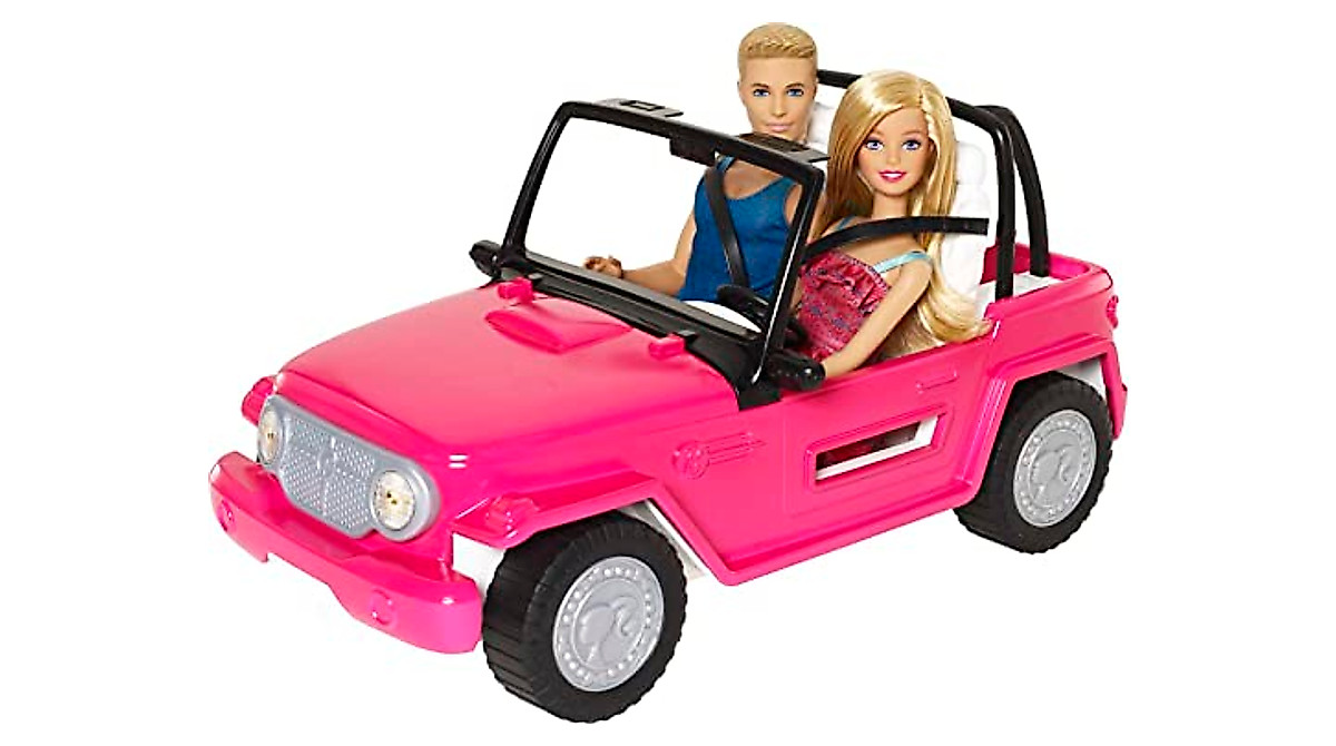 Barbie Car Beach Cruiser with Doll Set - Adventure Awaits!