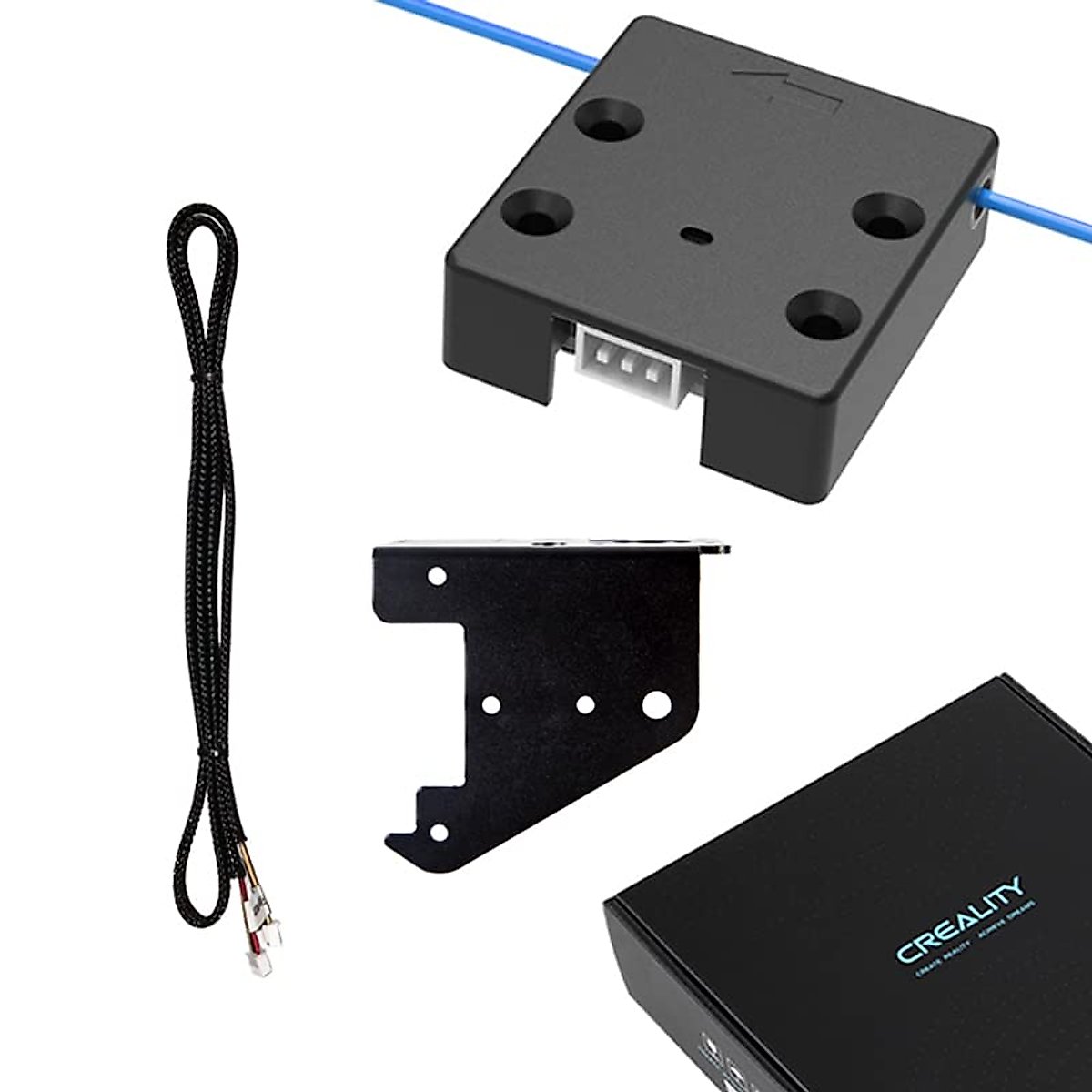 Official Creality Filament Runout Sensor 3D Printer, 1.75mm Smart Filament Sensor/Filament Detection for Ender 3 V2/Ender-3/Ender-3S/Ender-3Pro/Ender-3 Max/CR-10S Pro/CR-10 V2/Ender-6/CR-10 Max