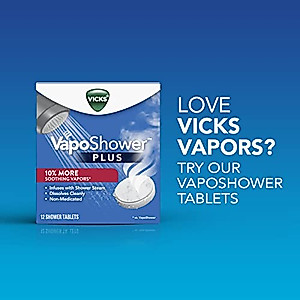 Vicks VapoBath, Bath Salts, Bath Bomb, Non-Medicated Bath Crystals, Comforting Vicks Vapors, Vapor Bath, Aromatherapy with Eucalyptus and Menthol Scent, Contains Essential Oils, 36 OZ