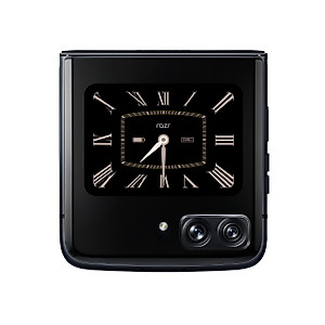 Motorola Razr 2022 Dual-SIM 256GB ROM + 8GB RAM (GSM Only | No CDMA) Factory Unlocked 5G Smartphone (Satin Black) - International Version (Renewed)