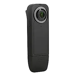 ASHATA Mini Body Camera HD 1080P Auto Save 6 Hours Battery Support 32GB Back Clip Law Enforcement