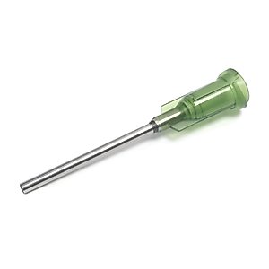 14 Ga 1 Inch Blunt Tip Dispensing Needle with Luer Lock,Precision Applicator(Olive,50 Pcs)