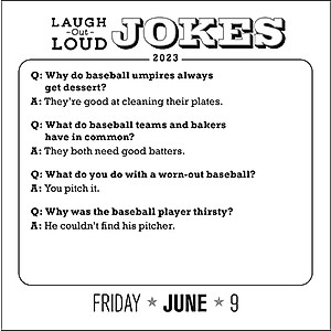 Laugh-Out-Loud Jokes 2023 Day-to-Day Calendar: 1,000 Punny Jokes