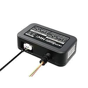 Hardwire Kit UltraDash HW1-A Single I-Shape Cable, Low-Voltage Power Protection & Timer Function, Mini USB Connector Acc & Permanent for Dash Cam Including ATM Mini Micro2 ATO/C LP-Mini Fuse Type