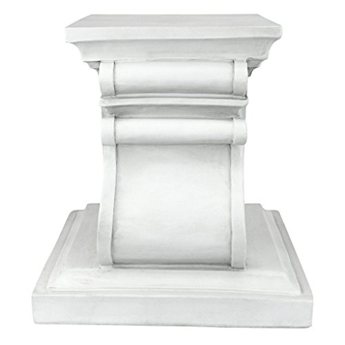 Design Toscano NG314105 Classic Statuary Garden Plinth Base Riser, Medium, antique stone