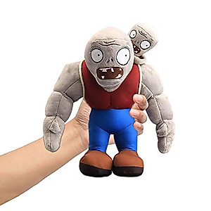 Maikerry 12" PVZ Gargantuar Zombies Plush Toys Stuffed Soft Doll Muscle Zombies