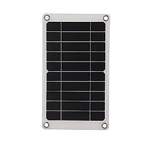 7.5W 5V USB Solar Panel Charger High Efficiency and Stable Portable Outdoor Monocrystalline Solar Panel Power Supply for Outdoors