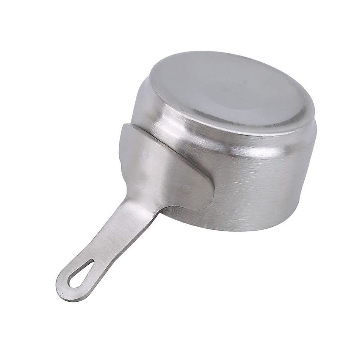 2pcs Mini Sauce Pan, Stainless Steel Milk Pot, Cooking Sauce Cup with Handle
