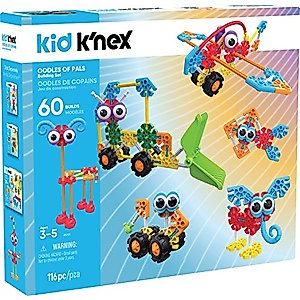 KID K’NEX – Oodles of Pals Building Set – 116 Pieces – Ages 3 and Up Preschool Educational Toy (Amazon Exclusive)