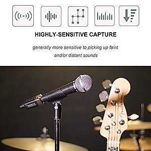 Xvive U3 XLR Microphone Wireless System 2.4GHz Wireless XLR Transmitter and Receiver for Dynamic Microphone, Audio Mixer, PA System