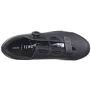 Fizik mens Tempo Overcurve Cycling Shoe, Black/Black, 7.5 US