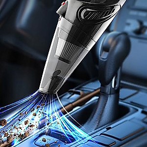 High Power Handheld Multifunction Robot Vacuum Cleaner Car Home Electric Mop Cleaning Strong Suction Wet Dry Rechargable Type With Cord Vacuum Cleaner Powerful Cyclone Suction For Car Carpet And Floor