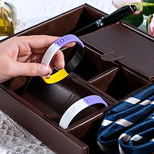 LGBTQ - Non-Binary Pride Silicone Bracelets for Pride Month, LGBTQ Accessories & Pride Parade – Perfect for Fundraisers! - 1 Bracelet Multicolor