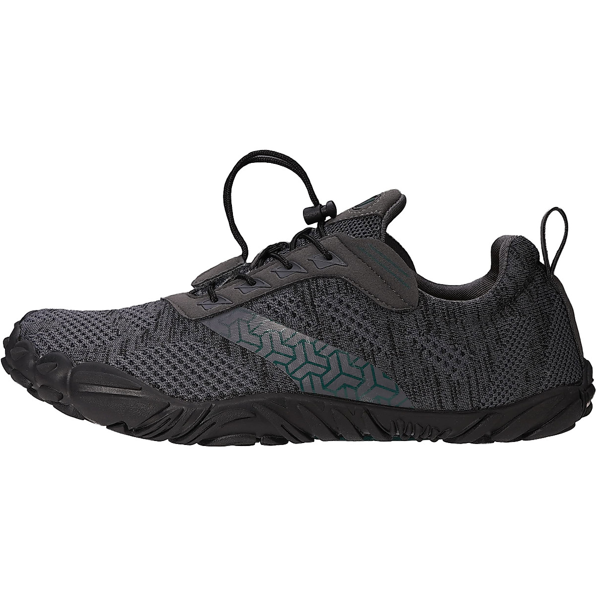 Joomra Minimalist Trail Running Tennis Shoes Size 9-9.5 Dark Grey Women Wide Camping Athletic Hiking Trekking Walking Toes Female Five Fingers Gym Workout Sneakers Footwear 40