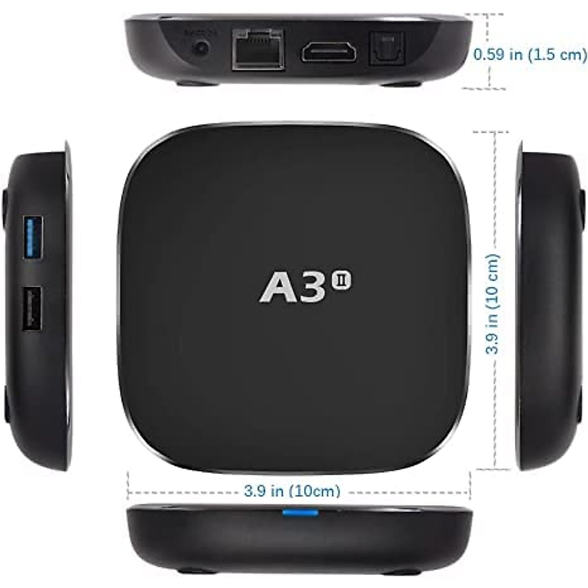 2023 第四代 HTV Box A.3 II H.TV Box A.3 Chinese 中文機頂盒 300+ 中港台頻道 直播 7天回放 華語 粵語 100k+ 海量高清影視劇集 最新高端 海外家庭必备 電視盒子