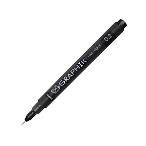 Derwent Graphik Line Maker Black - 0.2mm Nib