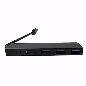 Great! USB 3.0 Hub 4-Port Adapter for Charger Data Slim Super Speed PC for Mac Laptop Desktop