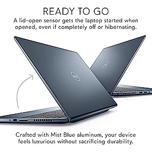 Dell Inspiron 16 7610, 16 inch 16:10 3K Non-Touch Laptop - Intel Core i7-11800H, 16GB DDR4 RAM, 512GB SSD, Intel UHD, Windows 10 Home - Mist Blue (Renewed)