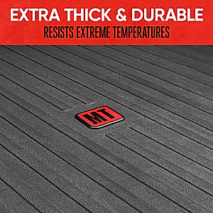 Motor Trend Custom Fit 3D Truck Bed Mat for 2015-2024 Ford F-150 5.5 ft CrewCab Bed Liner, Includes 22-24 Lightning Crew/Super Crew, All Weather Ford F-150 5.5 ft Bed Mat