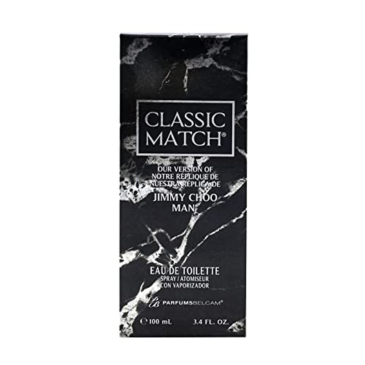 PB ParfumsBelcam Classic Match, Eau de Toilette Spray, Our version of a Designer. 3.4 Fl.Oz.