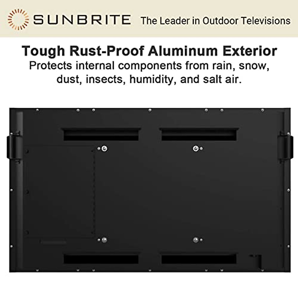 SunBrite 49-inch Outdoor Television 4K with HDR - Pro 2 Series - for Full Sun SB-P2-49-4K-BL