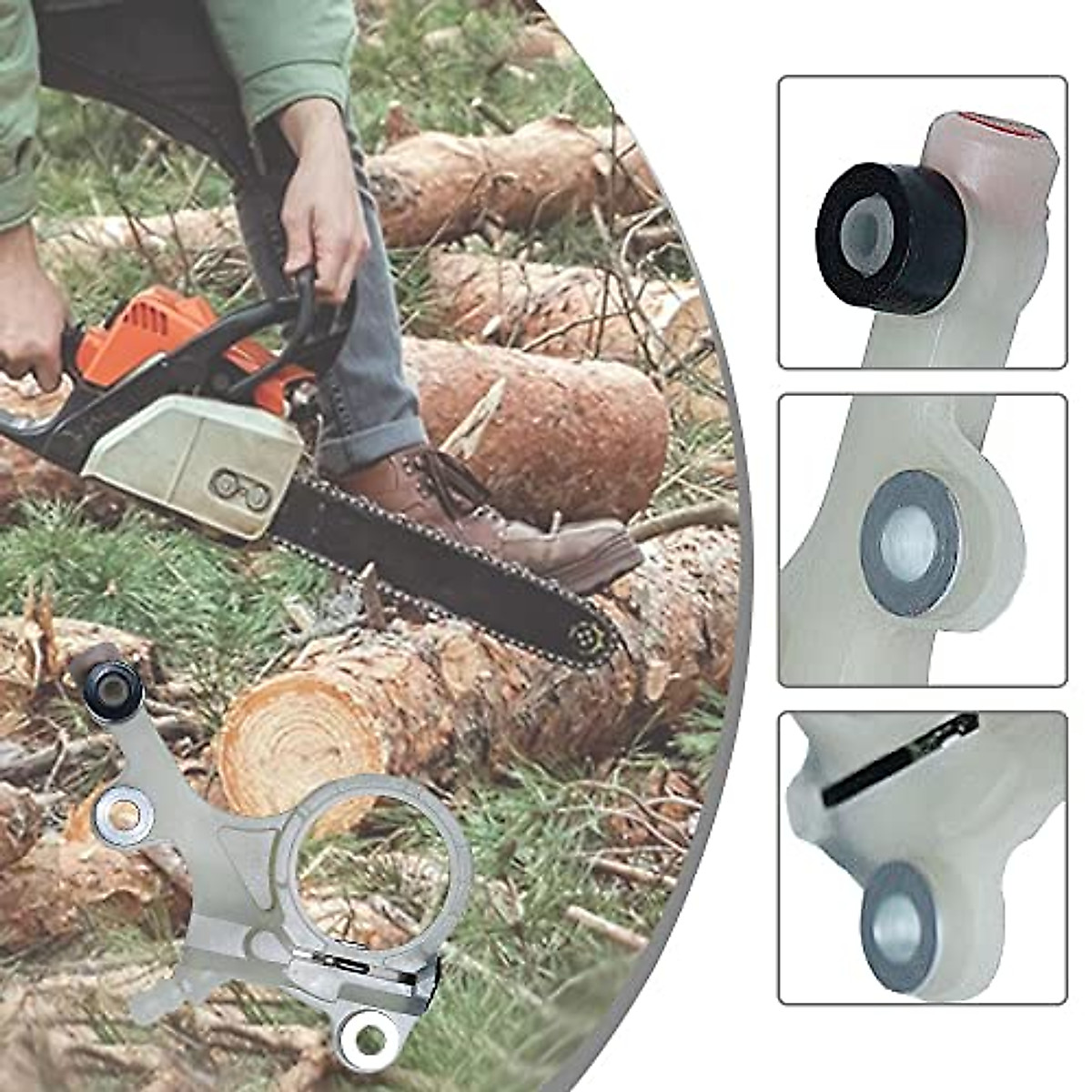 AUMEL Oil Pump Oiler Worm Gear Kit for Stihl MS271 MS271C MS291 MS291C Chainsaw Replace 1141 640 3203.