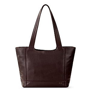 The Sak Womens De Young Leather Tote, Mahogany, One Size US