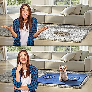 Nobleza Dog Towel, Super Absorbent Large Pet Towel with Hand Pockets, Microfiber Quick Drying Dog Towels for Drying Dogs, Mazarine