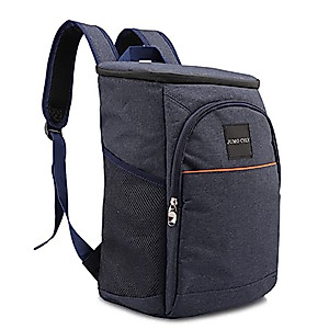 JUMO CYLY Insulated Cooler Bag Backpack soft Leakproof Lunch Backpack, 20 Can (Blue)