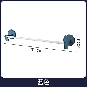 Bathroom shelf, towel rack, punch-free high-end rag浴室置物架毛巾架免打孔高档抹布挂架卫生间加厚放毛巾杆简约 Kitchen accessories